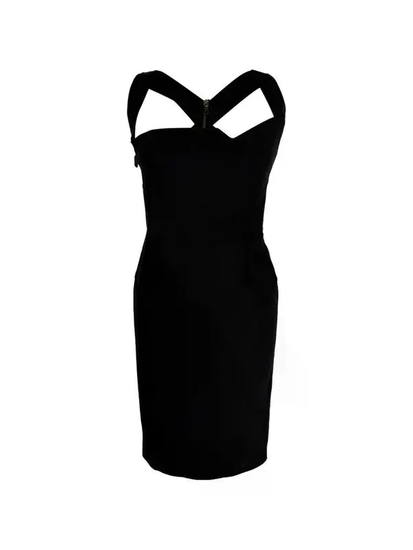Roland Mouret Square-neck Dress - Black