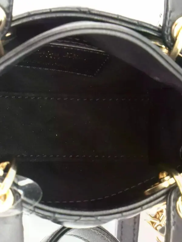 Dior Lady Bag Cannage Quilt Lambskin Micro Shoulder Bag