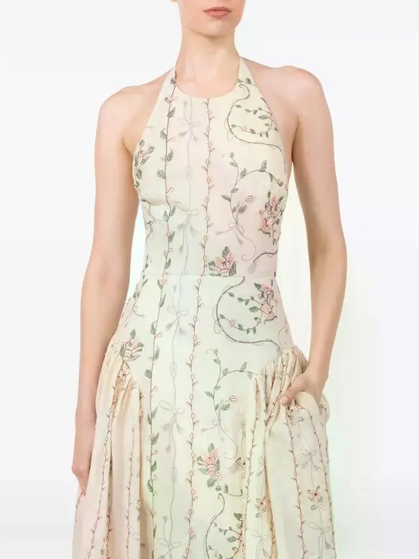 Agua Bendita Balsa Navegante Maxi Dress