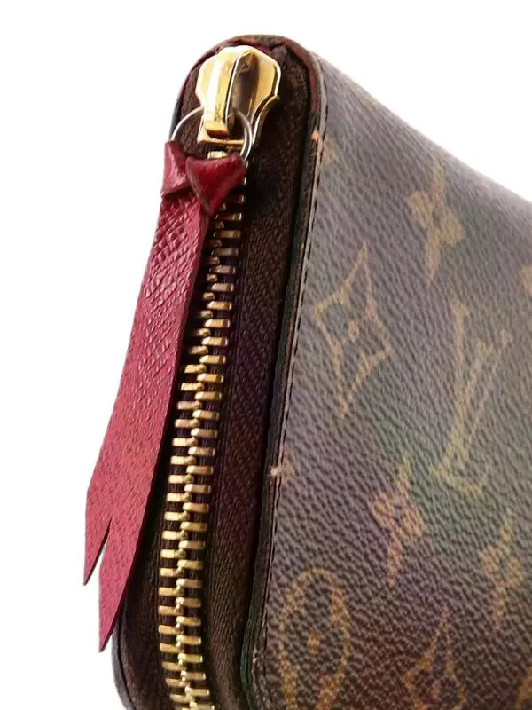 LOUIS VUITTON Clemence Wallet Monogram Canvas Small Wallets