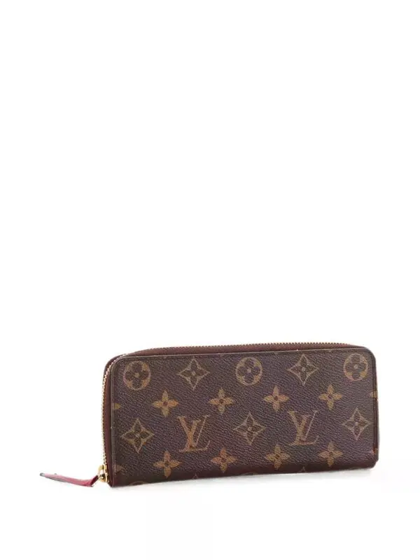 LOUIS VUITTON Clemence Wallet Monogram Canvas Small Wallets - Brown