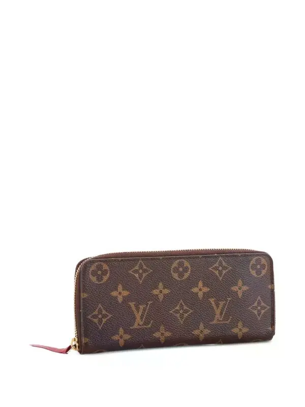 LOUIS VUITTON Clemence Wallet Monogram Canvas Small Wallets - Brown