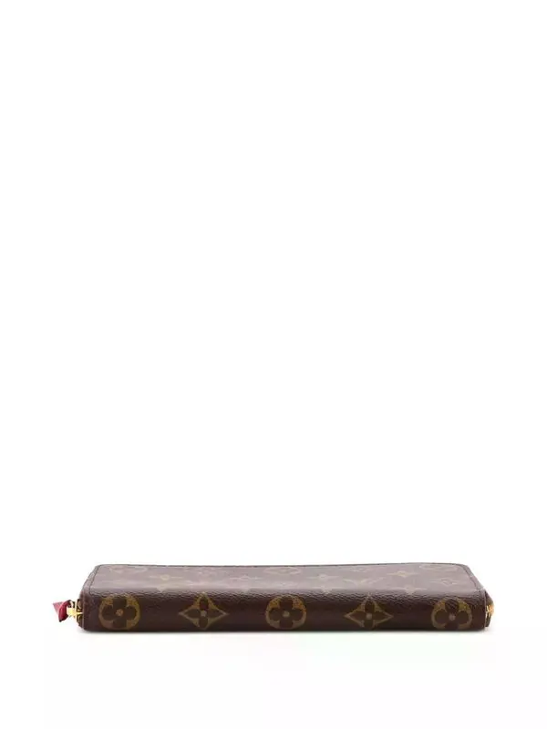 LOUIS VUITTON Clemence Wallet Monogram Canvas Small Wallets