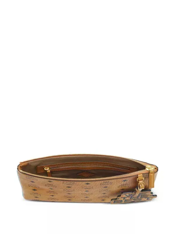 Mcm X We The Best Medium Visetos Logo-print Pouch