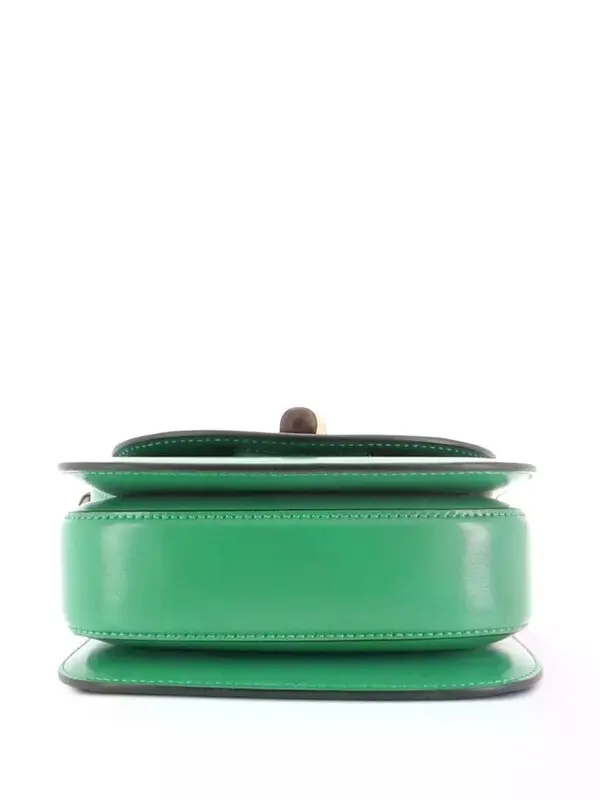 Gucci Bamboo 1947 Top Handle Mini Shoulder Bag - Green