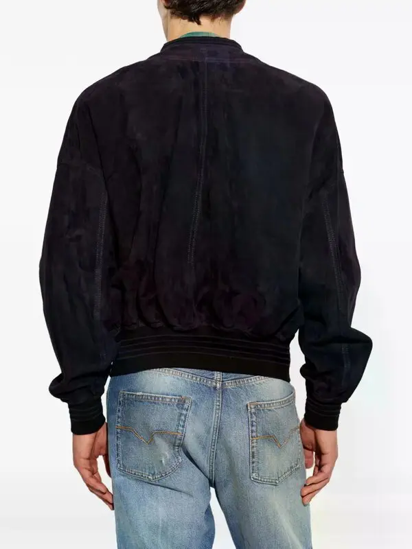 Versace Button-up Suede Jacket