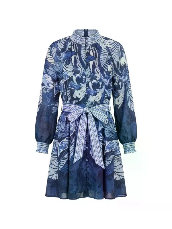 Hale Bob Floral-print Belted Dress