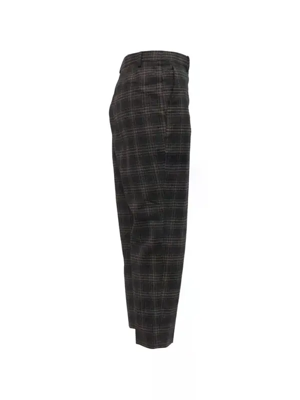 Theory Treeca Plaid Trousers