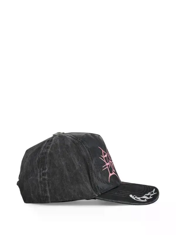Ed Hardy Cyber Logo Trucker Hat - Black