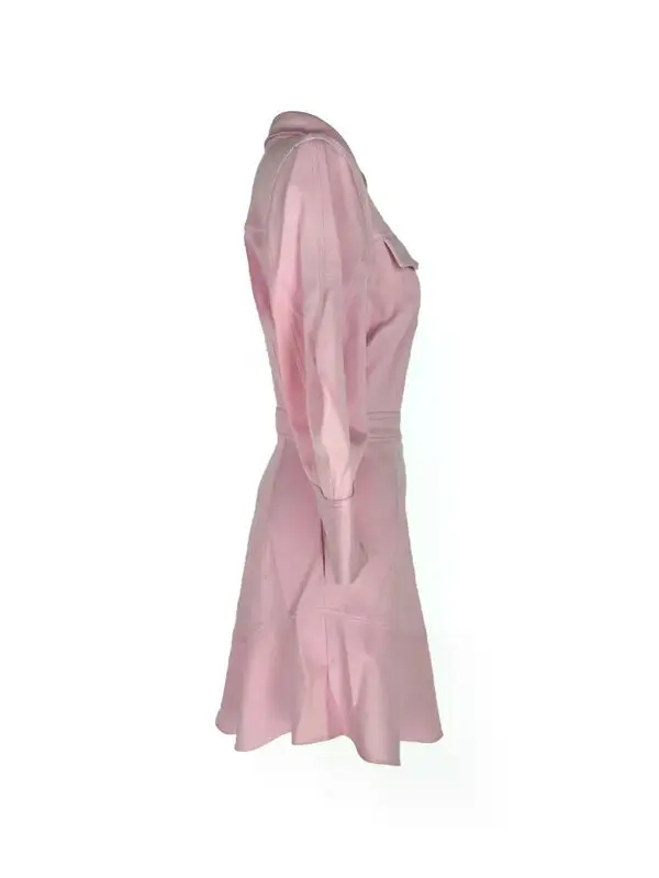 Brandon Maxwell Piqué Shirt Dress