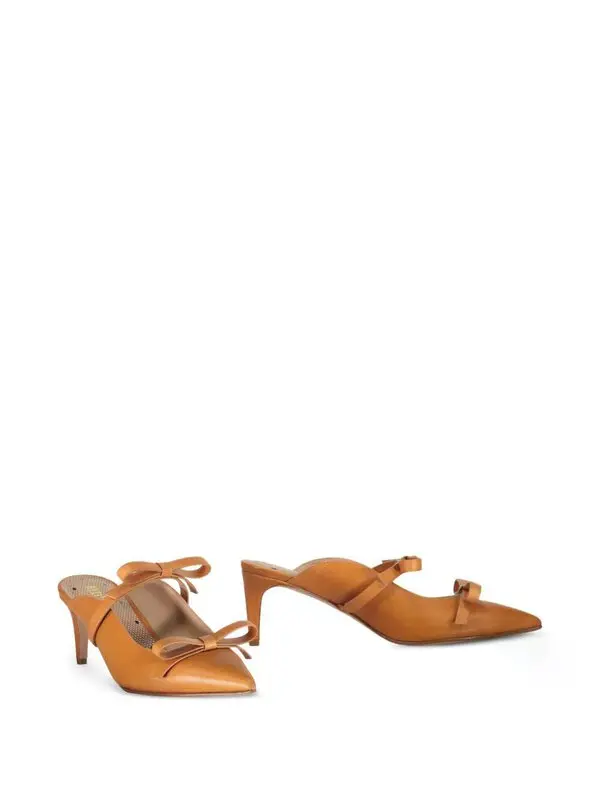 Red Valentino Bow-detail Pointed-toe Mules