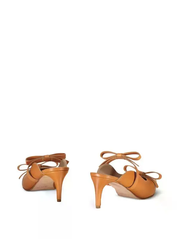 Red Valentino Bow-detail Pointed-toe Mules
