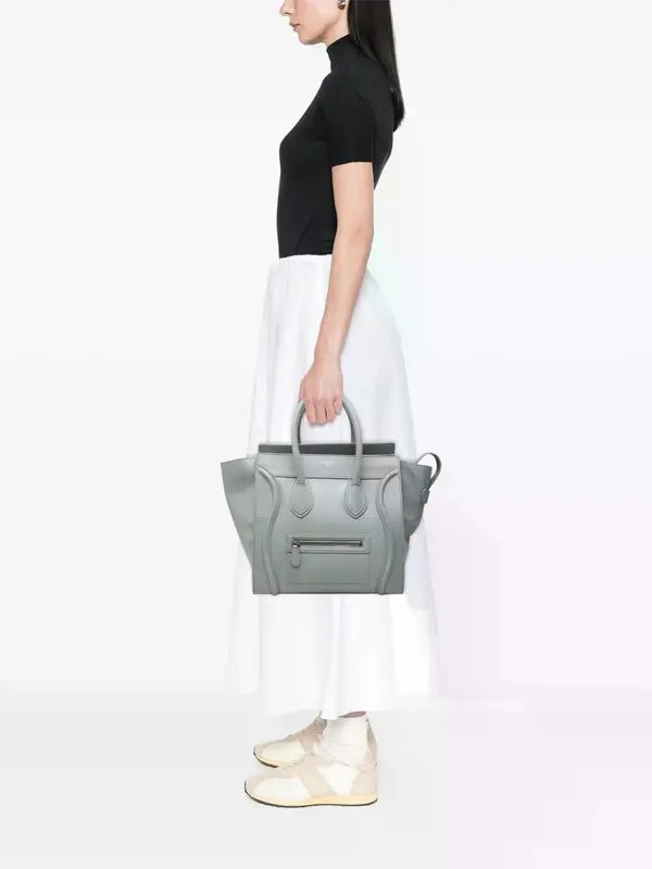Celine 2013 Mini Leather Luggage Tote Bag