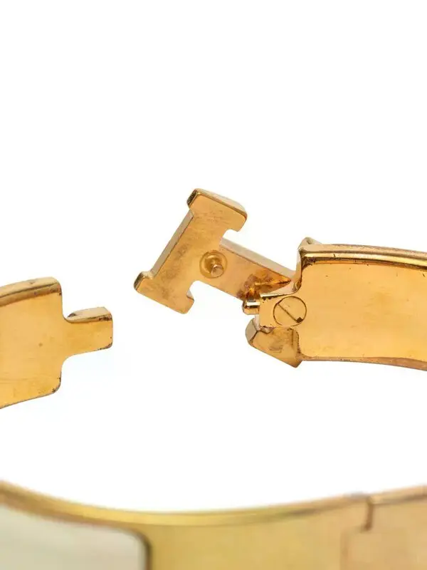 Hermès 2012-2026 Narrow Enamel Clic H Bracelet Pm Costume Bracelet