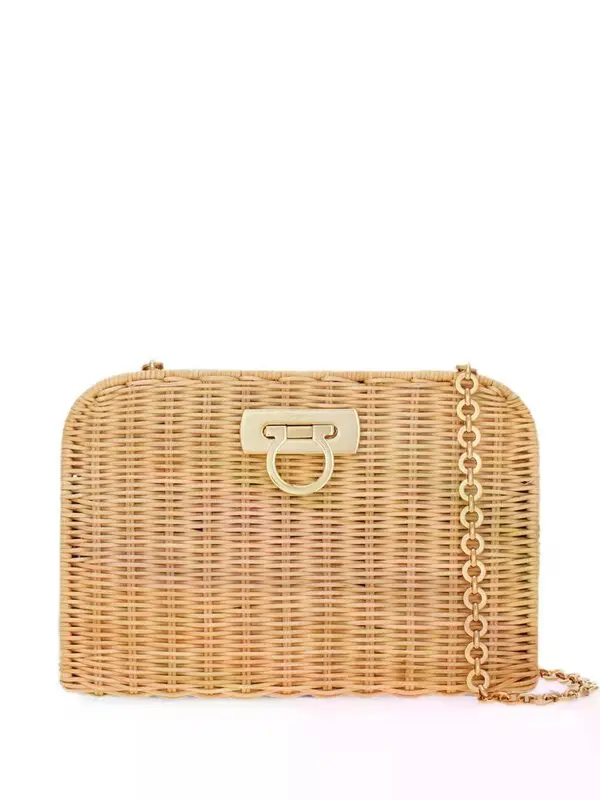 FERRAGAMO Diana Clutch S - Neutrals