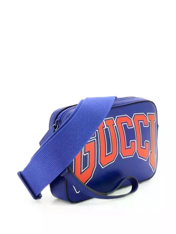 Gucci Ny Dragons Camera Crossbody Bag Printed Leather Small Shoulder Bag