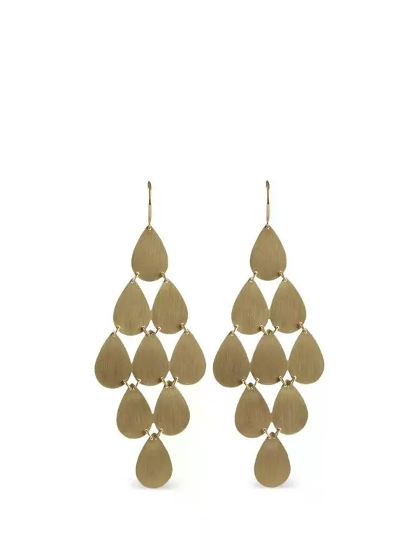 Irene Neuwirth 18k Yellow Nine-drop Chandelier Earrings - Gold