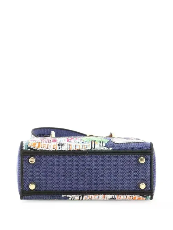 Dior Lady D-lite Raffia Satchel