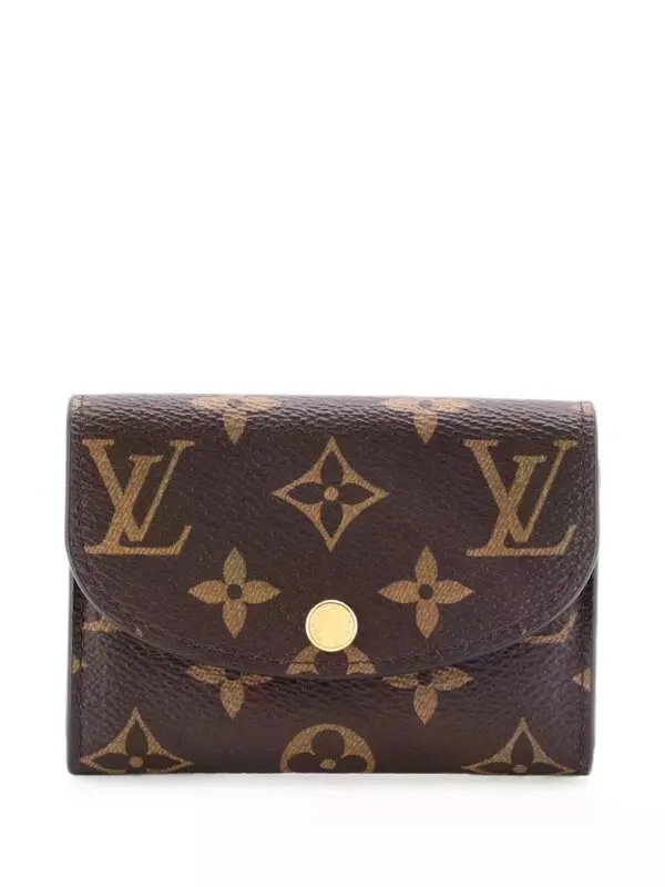 LOUIS VUITTON Rosalie Coin Purse Monogram Canvas Pouch - Brown