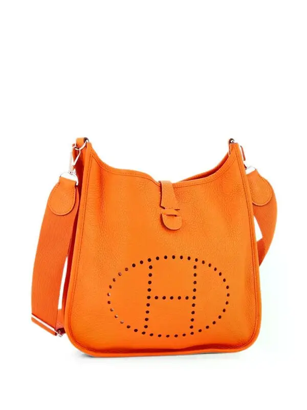 Hermès Evelyne Bag Gen Iii Clemence Pm Crossbody Bag - Orange