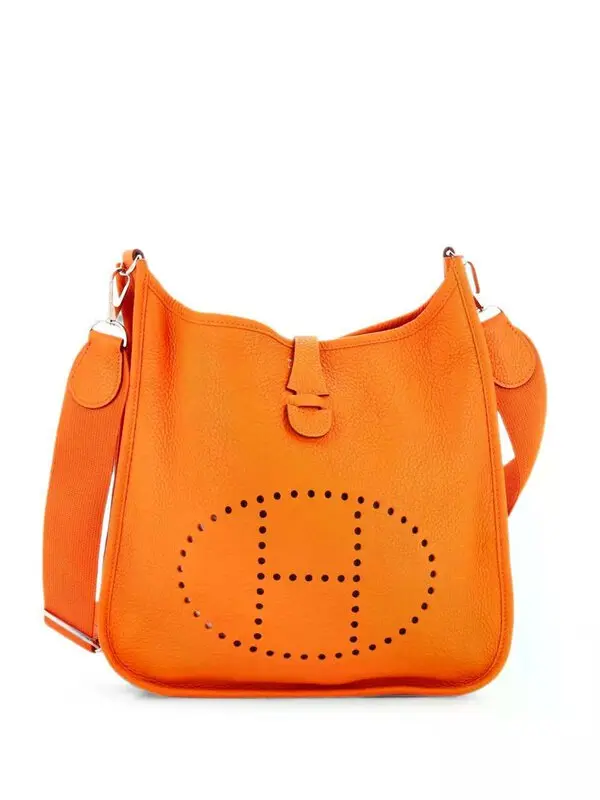 Hermès Evelyne Bag Gen Iii Clemence Pm Crossbody Bag - Orange