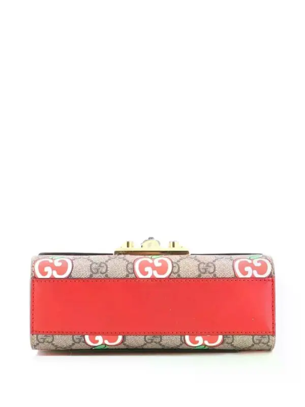 Gucci Padlock Printed Gg Coated Canvas Small Shoulder Bag