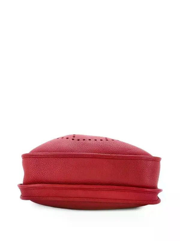 Hermès Evelyn Bag Gen Iii Clemence Pm Crossbody Bag - Red