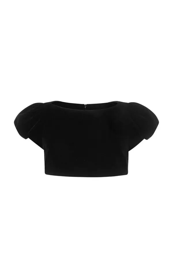 HARRIS TAPPER Exclusive Macy Velvet Top