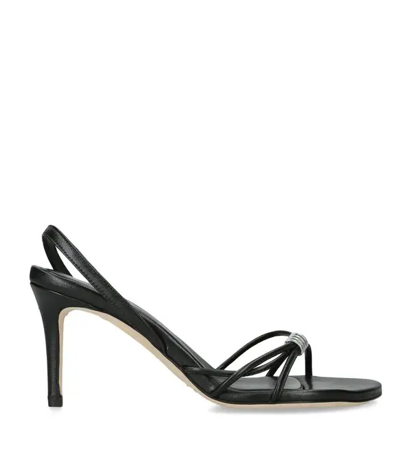 Christopher Esber Leather Giro Slingback Sandals 90