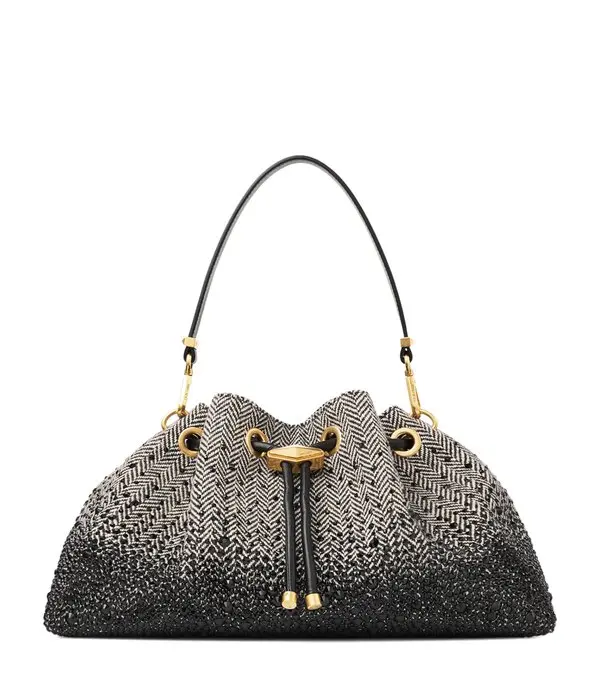 JIMMY CHOO Bon Bon East-west Bucket Bag - Black