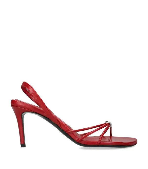 Christopher Esber Leather Giro Slingback Sandals 90
