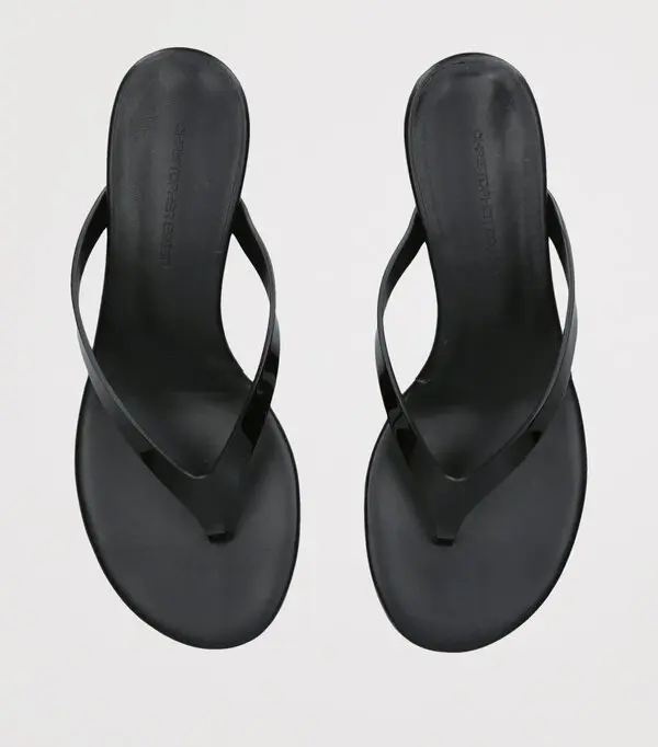 Christopher Esber Leather Scala Wedge Sandals 45