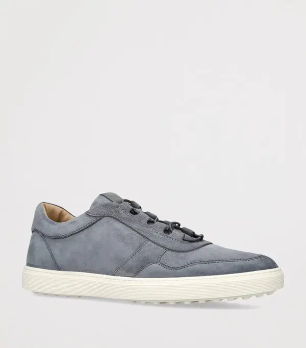 TOD'S Leather Elastic Cassetta Sneakers