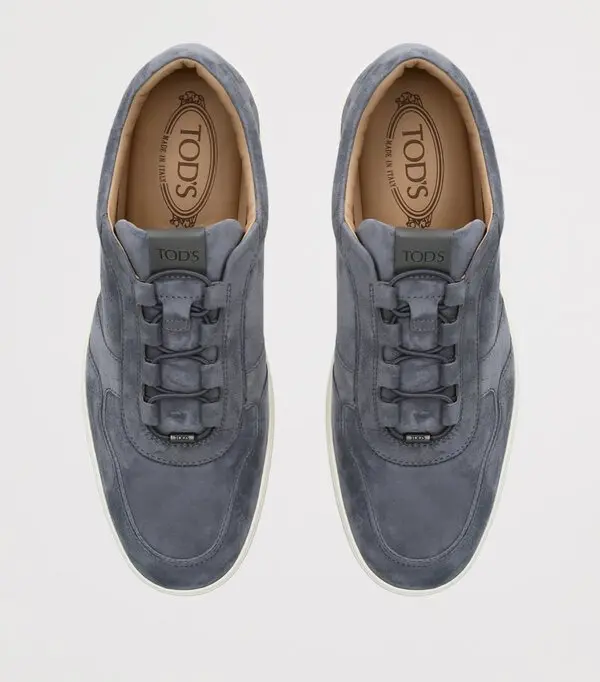 TOD'S Leather Elastic Cassetta Sneakers