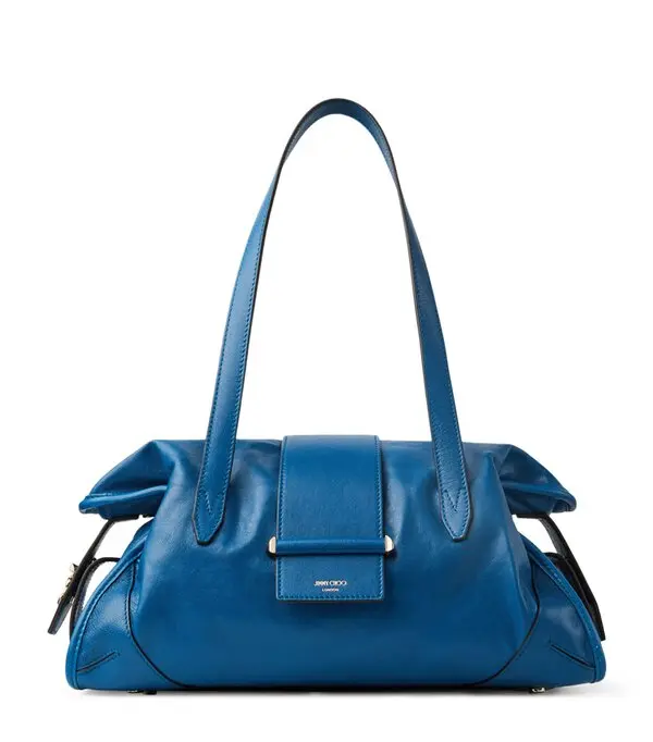 JIMMY CHOO Leather Bar Holdall Bag