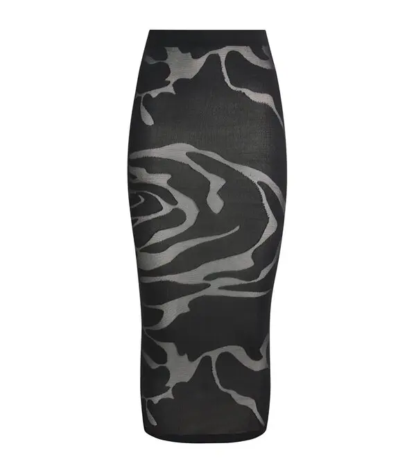 Wolford Rose Shadow Skirt - Black