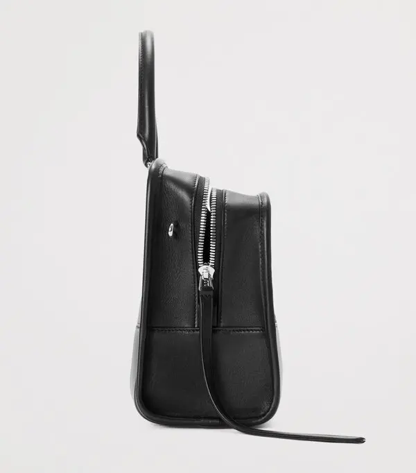 Loewe Medium Woven Leather Amazona 180 Top-handle Bag