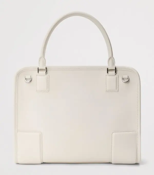 Loewe Medium Woven Leather Amazona 180 Top-handle Bag
