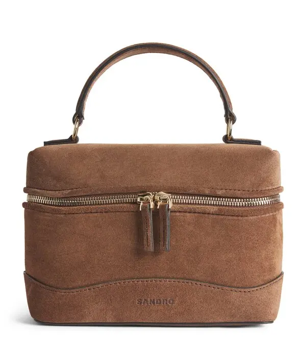 Sandro Suede Tangolino Vanity Bag
