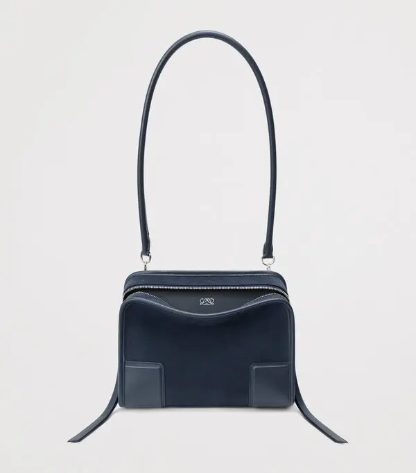 Loewe Small Suede Amazona 180 Top-handle Bag