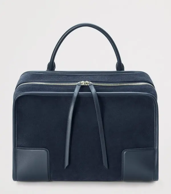Loewe Large Suede Amazona 180 Top-handle Bag