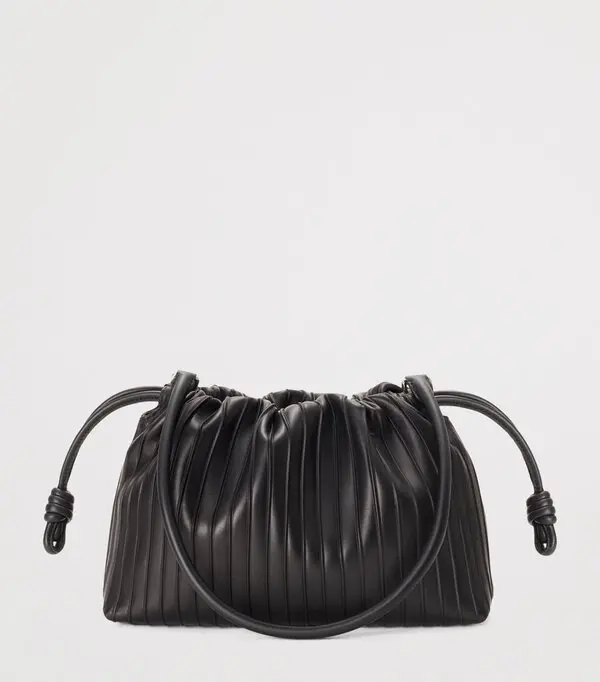 Loewe Medium Pleated Leather Flamenco Bag