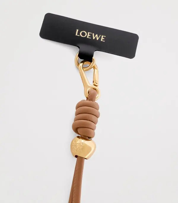 Loewe Leather Pebble Phone Strap