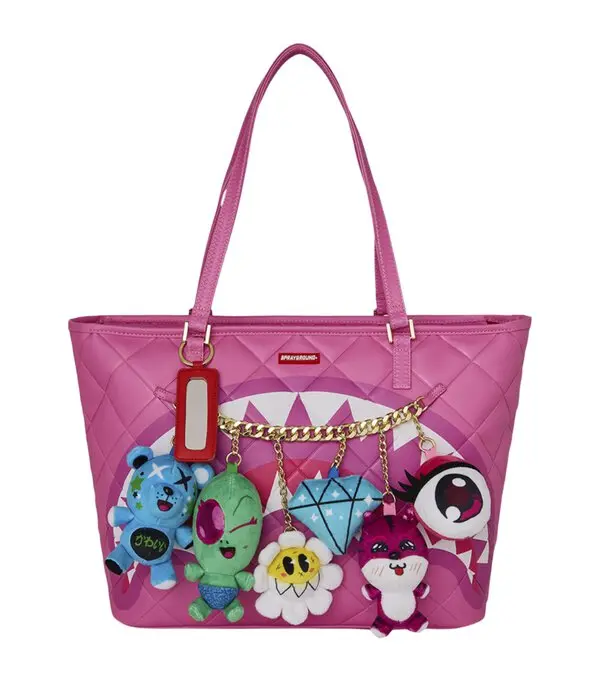 SPRAYGROUND Quilted Kawaii Cutie Tote Bag - Pink