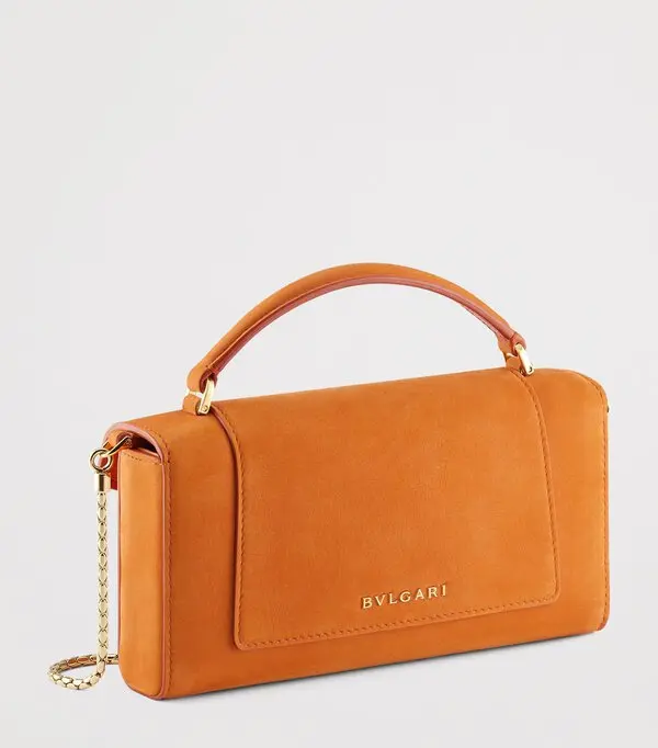 BVLGARI Nubuck Serpenti Forever Phone Pouch