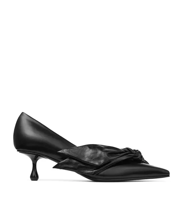 JIMMY CHOO Issy 50 Leather Pumps