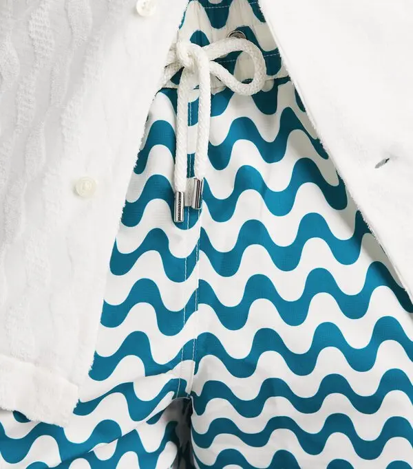 Frescobol Carioca Printed Santos Swim Shorts
