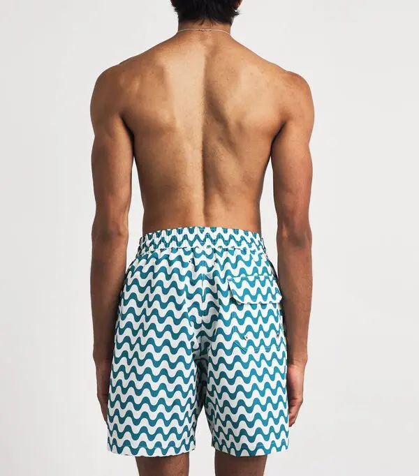 Frescobol Carioca Printed Santos Swim Shorts