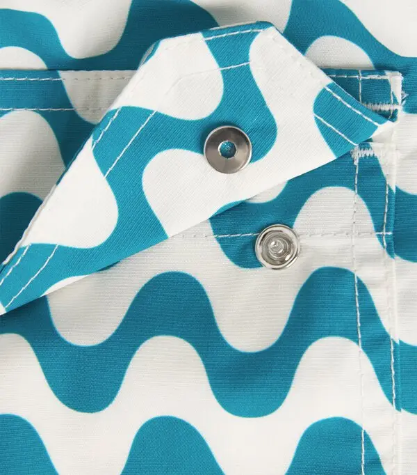 Frescobol Carioca Printed Santos Swim Shorts
