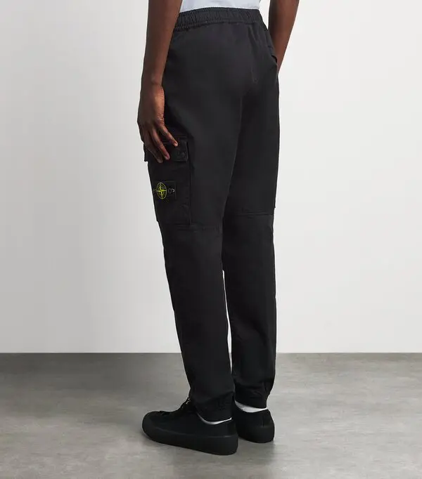 Stone Island Stretch Cotton-wool Cargo Trousers